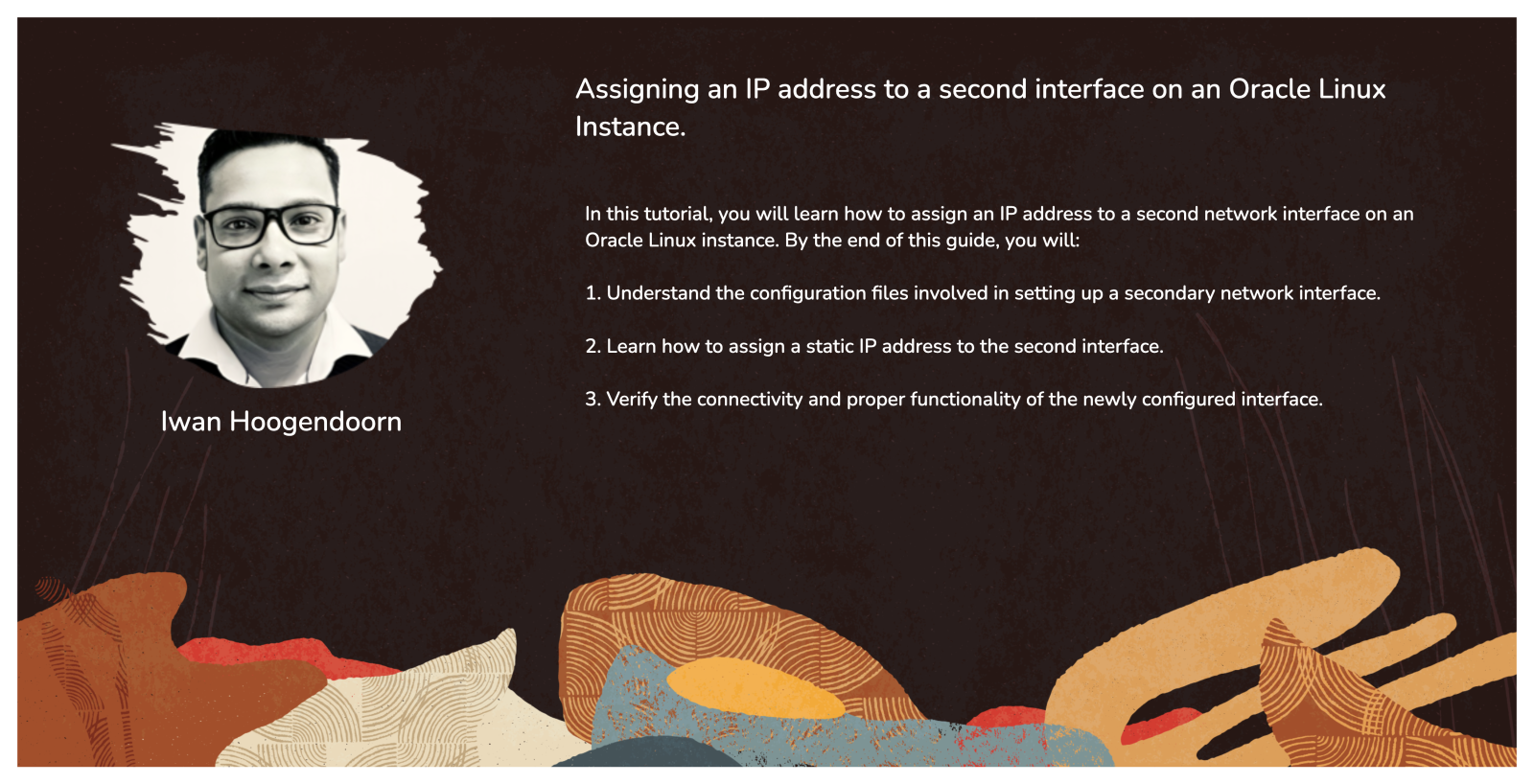 Assigning an IP address to a second interface on an Oracle Linux Instance - Iwan