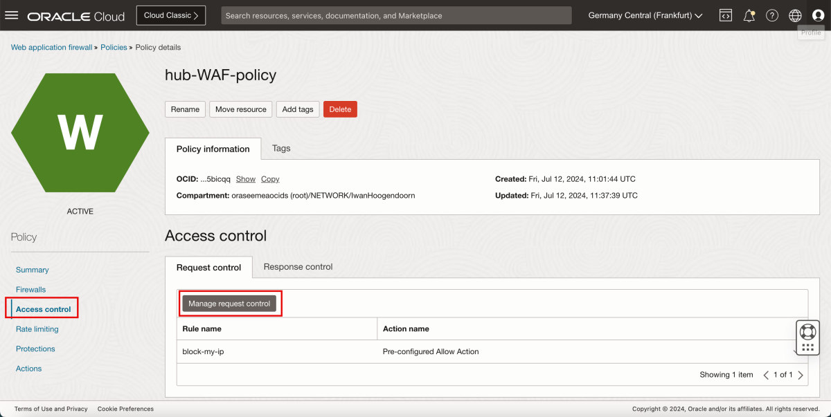 Configure the OCI Load Balancer to access multiple applications (Instances) using different ...