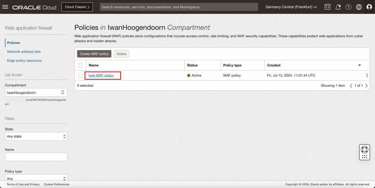 Configure the OCI Load Balancer to access multiple applications (Instances) using different ...