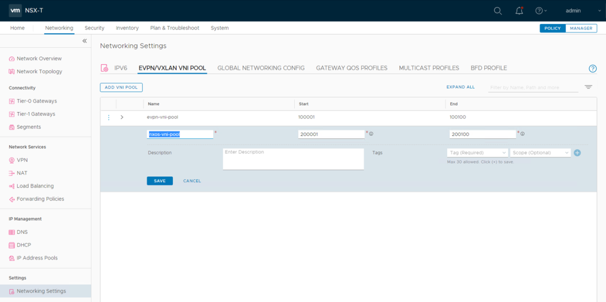 NSX-T EVPN North/South routing with NX-OS EVPN-based Datacenter fabric ...